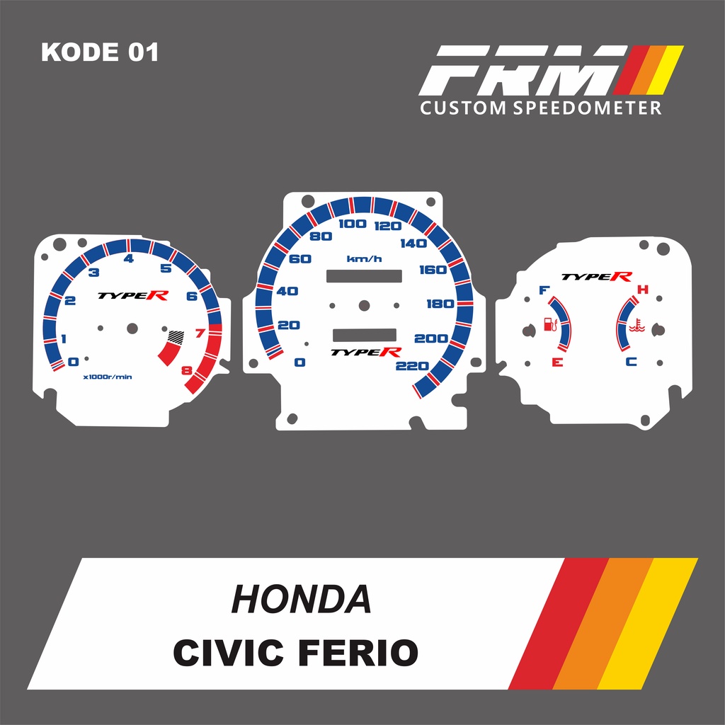 Jual Panel speedometer civic ferio custom / papan speedometer civic ...
