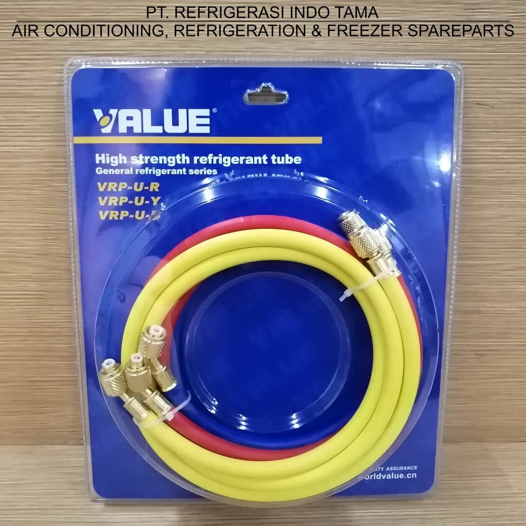 Jual Charging Hose VALUE R22 150cm VRP-U-R/Y/B - 1 SET / Selang ...