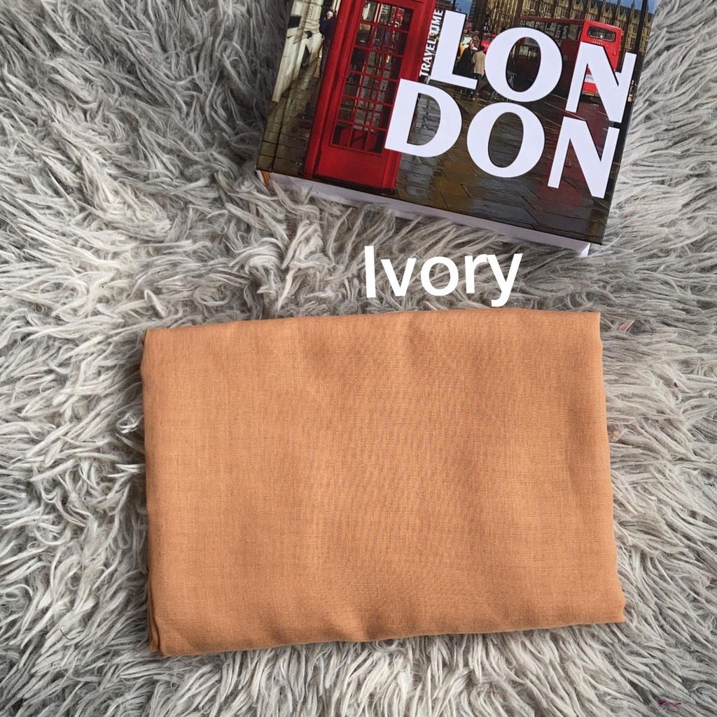 Jual 40 WARNA SEGIEMPAT PARIS PREMIUM SQUARE HIJAB ANTI LETOY COTTON VOAL Paris Premium Voal ...