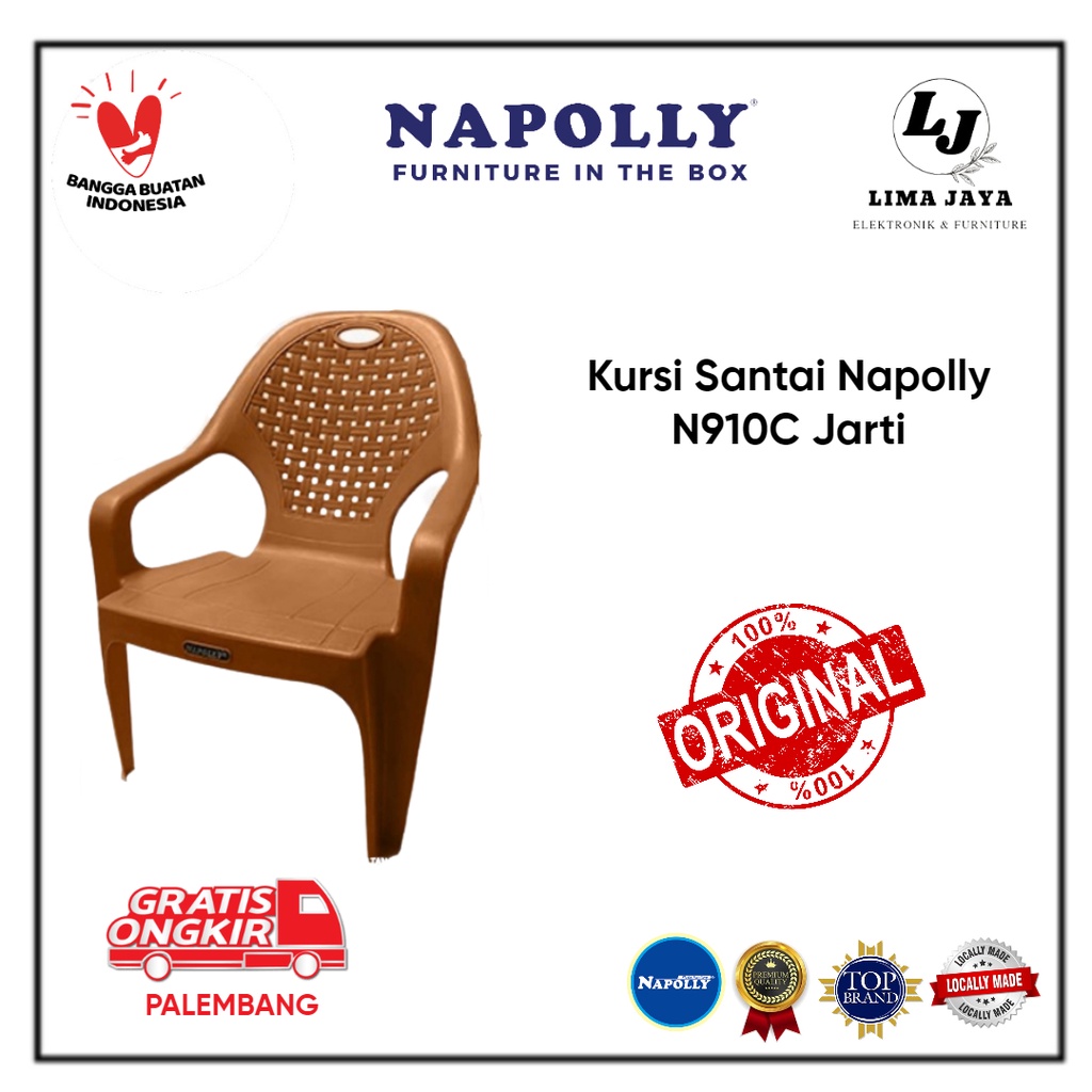 Jual Kursi Plastik Santai Napolly N910C Jati Kursi Santai Napolly ...