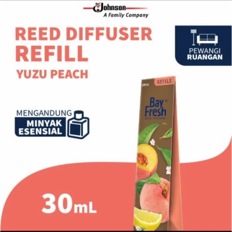 Jual Bayfresh reed diffuser refill pengharum ruangan 30ml Aroma yuzu ...
