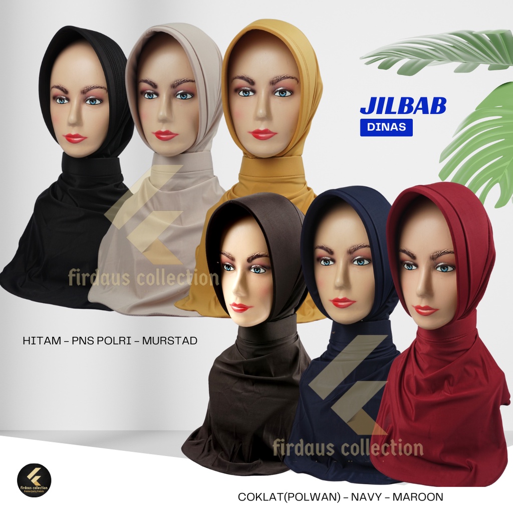 Jual Jilbab Dinas ANTI TEMBEM Murah POLWAN/psh bhayangkari/persit/pnspolri/pns dishub/security ...