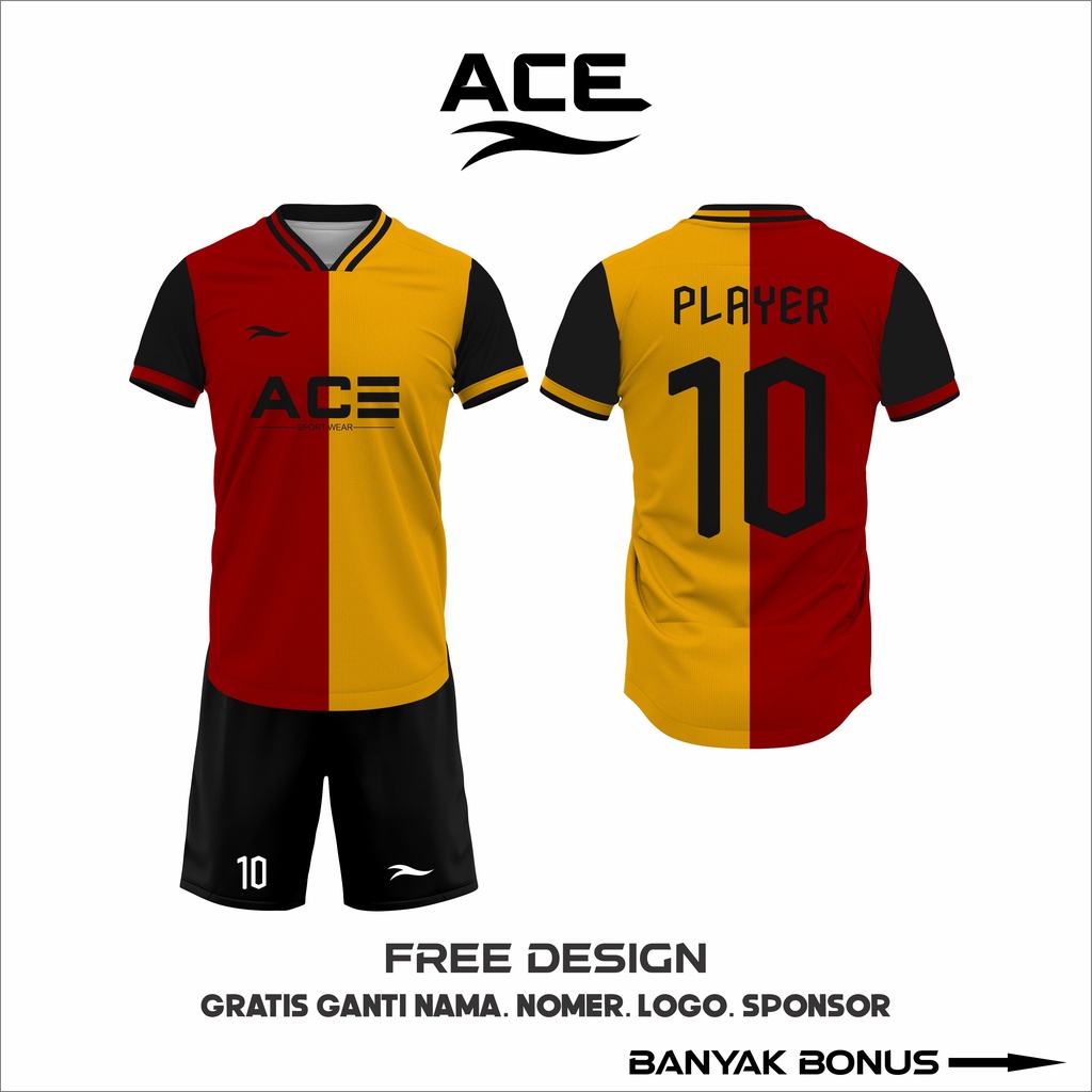 Jual BAJU JERSEY 1 SET/ATASAN UNISEX CUSTOM SEGALA UKURAN FULL PRINTING ...