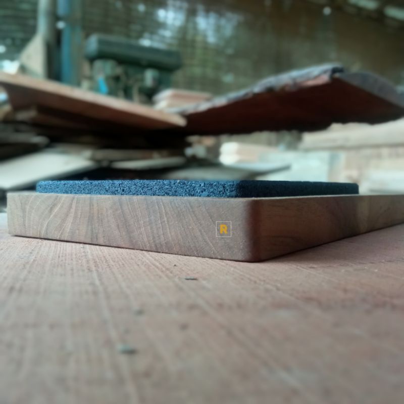 Jual Grill Stone Hot Plate Kayu Jati Lava Stone | Shopee Indonesia