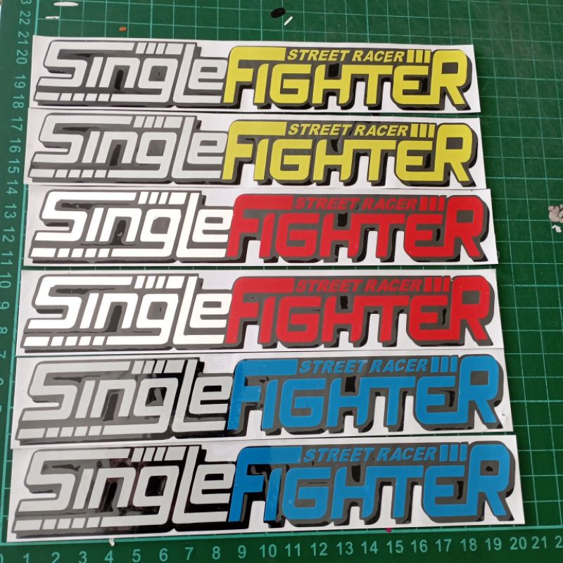 Jual Stiker Cutting Single Fighter | Shopee Indonesia