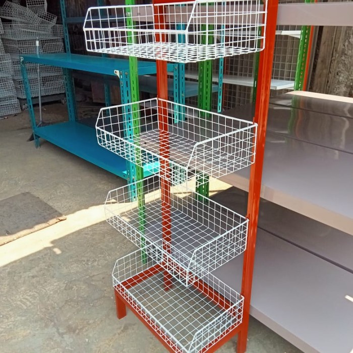 Jual Rak Rak Ciki Toko Warung Chiki Snack Ukuran Kecil 4 Susun Murah ...
