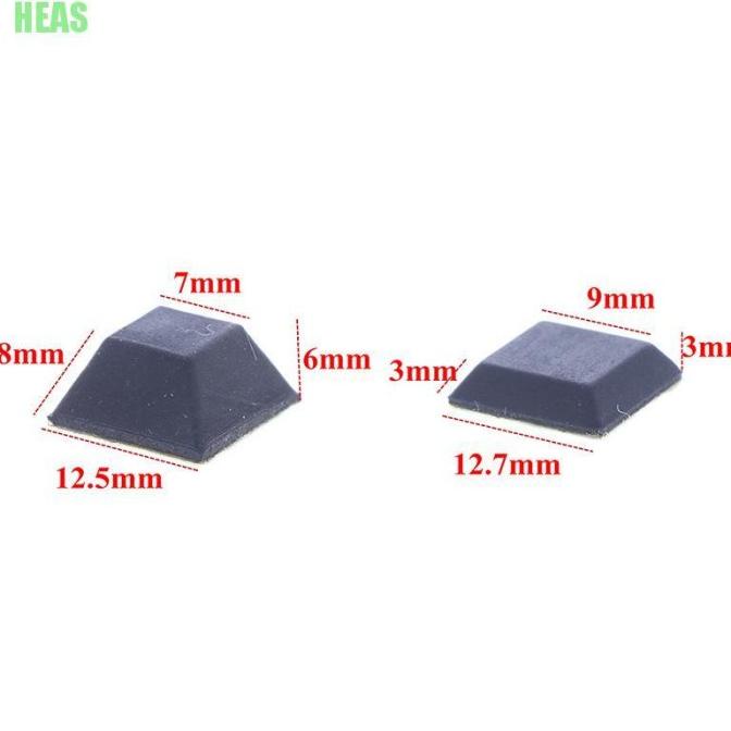Jual HEAS 40pcs Square Rubber Feet Self-Adhesive Bumper Door Buffer ...
