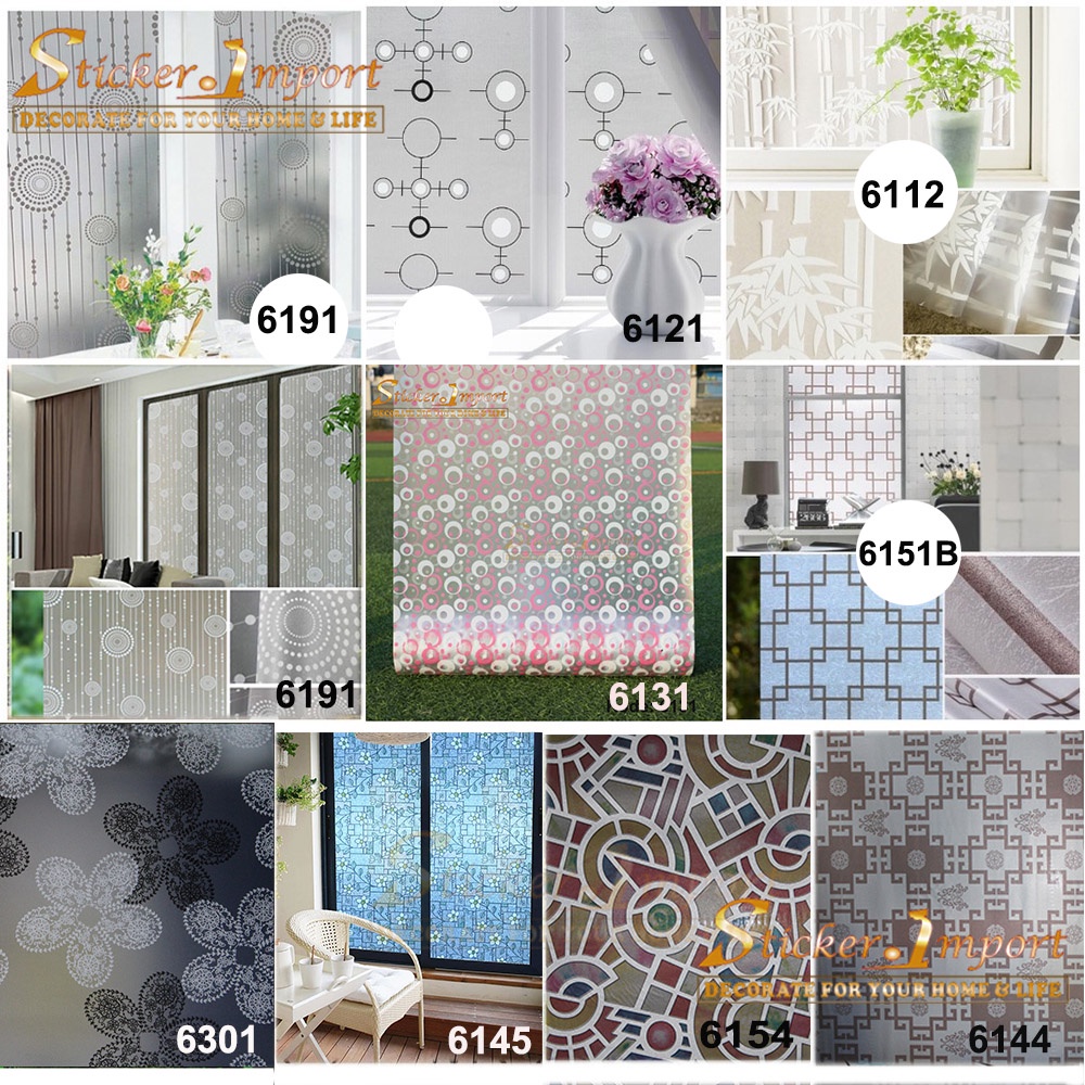 Jual [Sticker.Import] Sticker Kaca Jendela, Kantor, Kamar Mandi ...