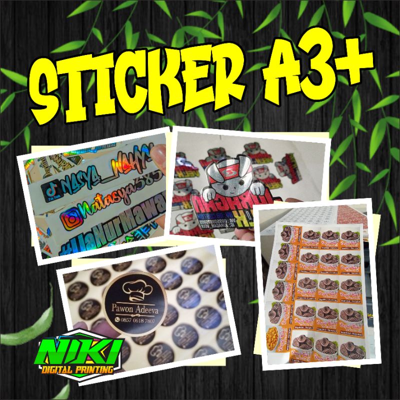 Jual STICKER CUSTOM STICKER LABEL STICKER CLUB LABEL MAKANAN | Shopee ...