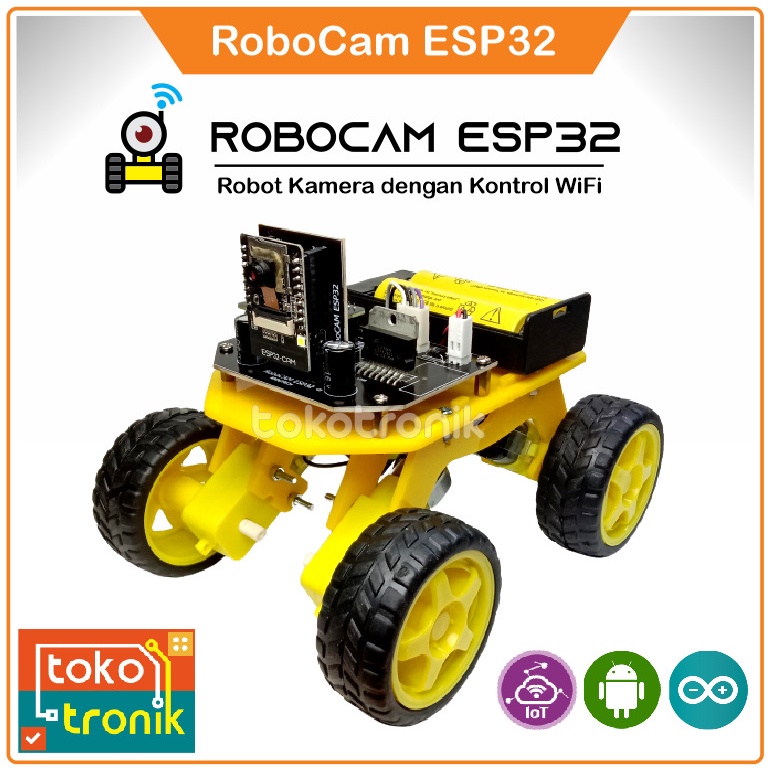 Jual Robot Kit Wifi Kamera Esp32 Cam Robocam Shopee Indonesia