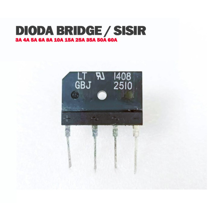 Jual A818 DIODA BRIDGE DIODA SISIR 2A 3A 4A 5A 6A 8A 10A 15A 25A 35A ...