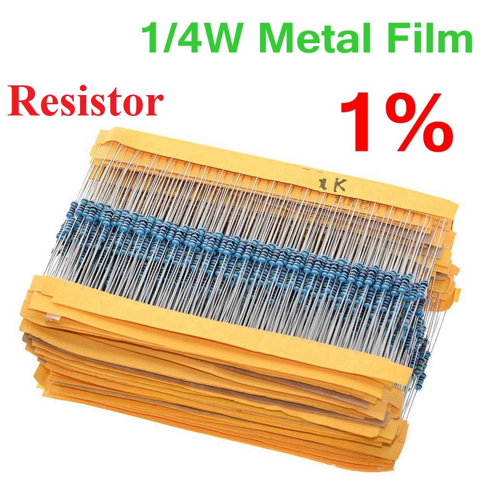 Jual RESISTOR 1/4 0,25 1/4W 0,25W W WATT toleransi 1 % METAL Carbon FILM 100 220 330 510 470 1K ...