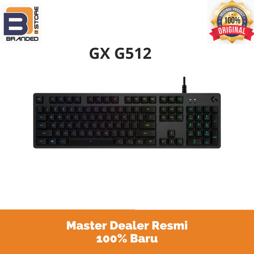 Jual Logitech G512 RGB Mechanical Gaming Keyboard | Shopee Indonesia