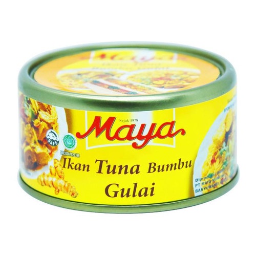 Jual MAYA Ikan Tuna 185GR KALENG - All Varian Pepes | Gulai | Sambal ...