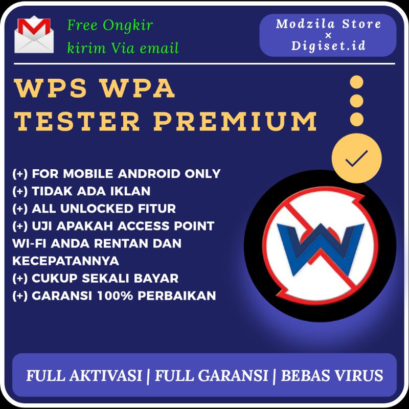 Jual Wps Wpa Tester Pro Premium App Lifetime Selamanya | Shopee Indonesia