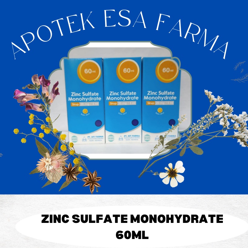 Jual ZINC SULFATE MONOHYDRATE SYR 60ML | Shopee Indonesia