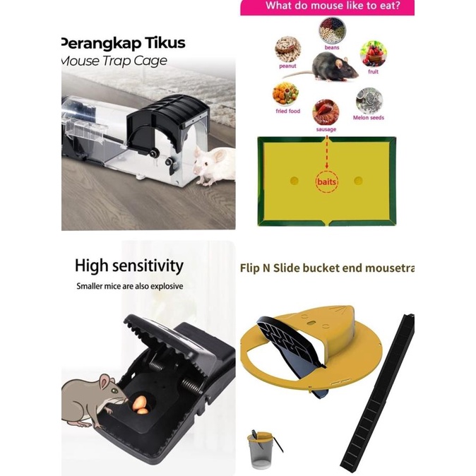 Jual Mouse trap Jebakan Perangkap Kandang Racun Pengusir Lem Tikus ...