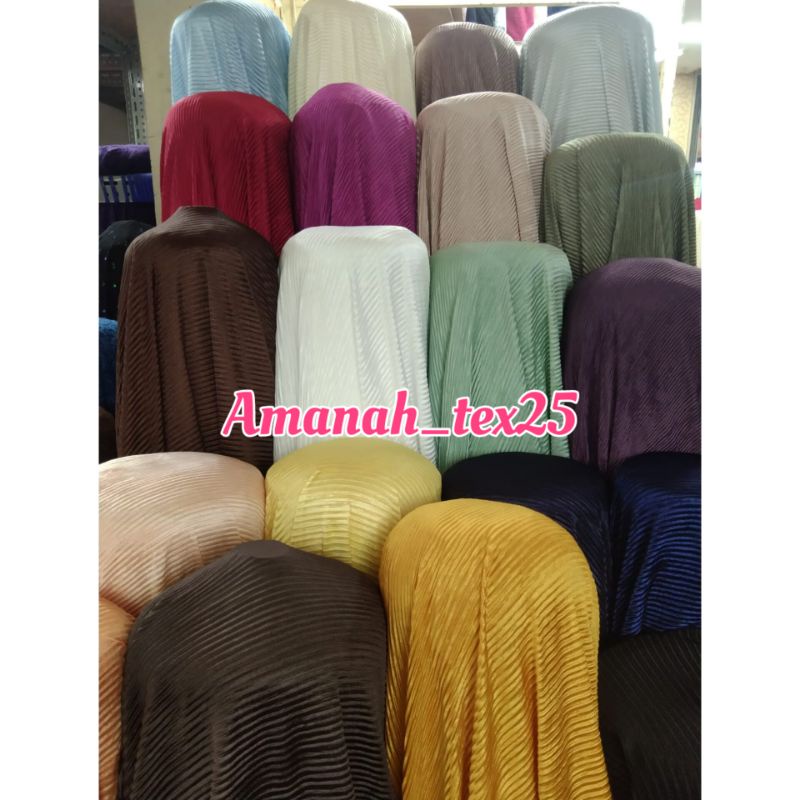 Jual Kain Plisket/Minimal Order 1 Meter/Harga Tertera Setengah Meter ...