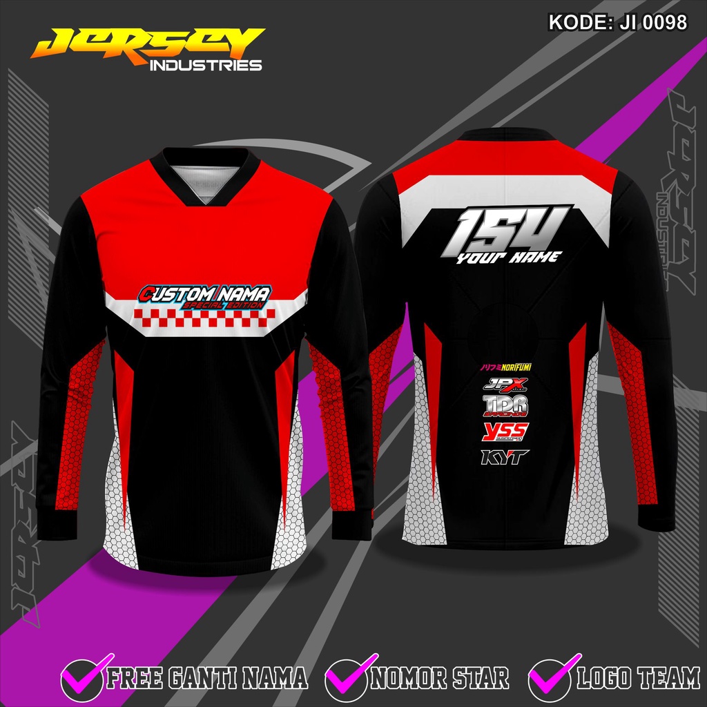 Jual Jersey Team Racing Desain Keren, Baju Jersey Team Balap Full ...