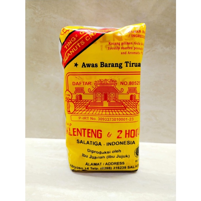 Jual Enting-Enting Gepuk cap Klenteng & 2 Hoolo (Peanuts Crackers ...