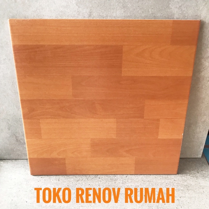 Jual keramik lantai 40x40 motif kayu (doff/matt) / keramik parkit kayu ...