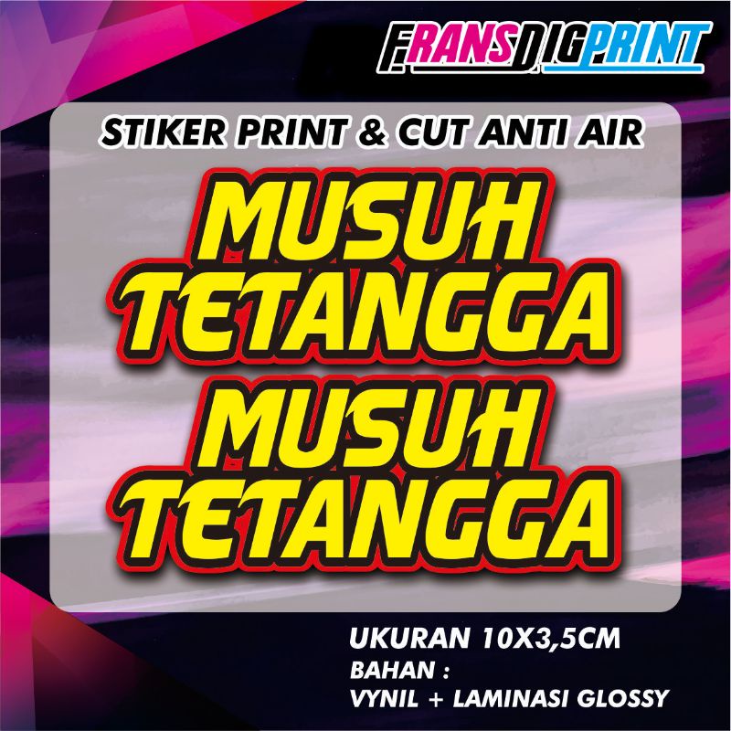 Jual stiker motor // stiker musuh tetangga // stiker racing // stiker ... Jual stiker motor // stiker musuh tetangga // stiker racing // stiker ...