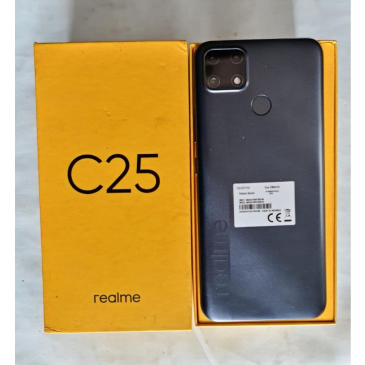 Jual Realme C25 4/64 like new second original resmi | Shopee Indonesia
