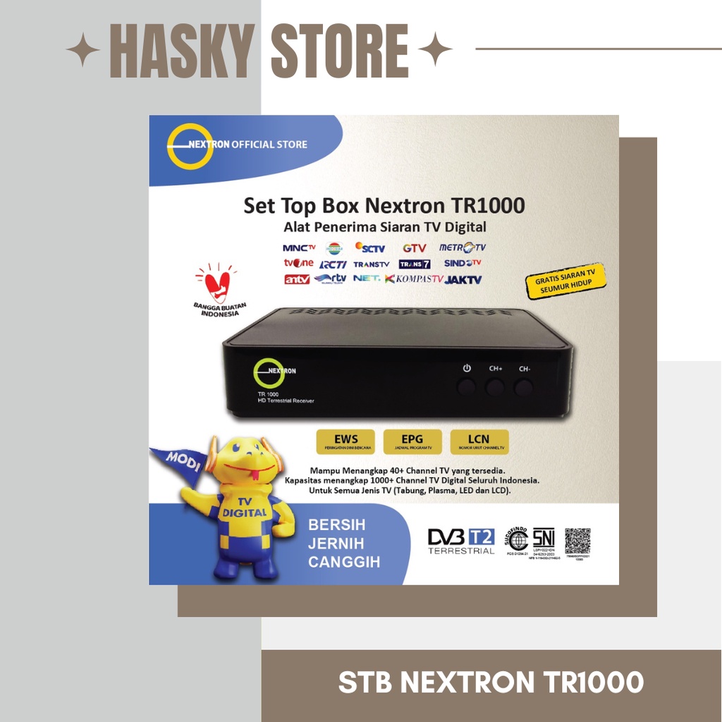 Jual Nextron Vicson 2000 STB Set Top Box TV Digital DVB T2 Full HD TR1000 - | Shopee Indonesia