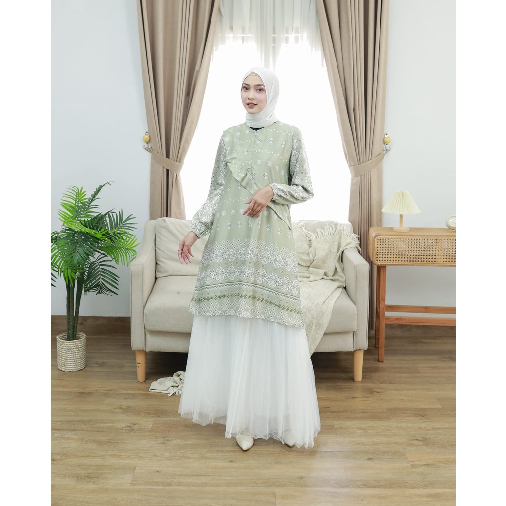 Jual Della Daily SARIMBIT KELUARGA SENIA MAXI FULL MOTIF /FASHION ...