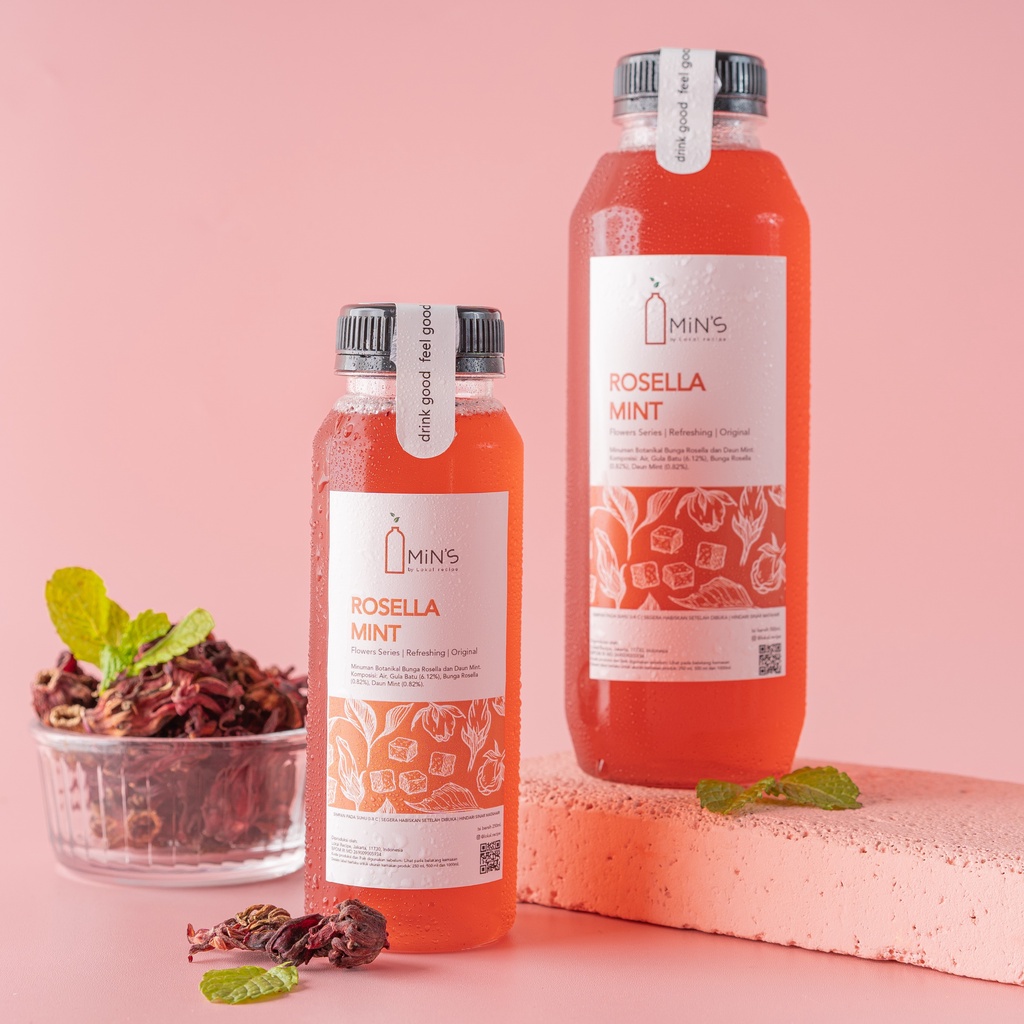 Jual Rosella Mint drink | Lokal Recipe | Minuman Herbal | Minuman sehat | Minuman botol 500ml ...