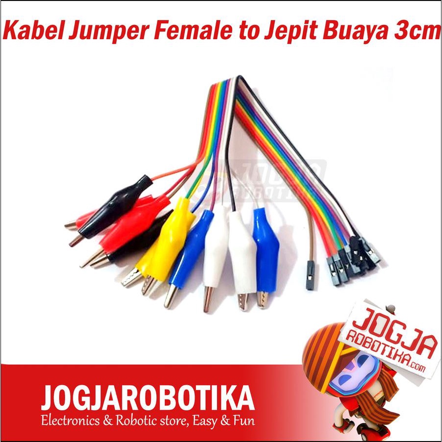 Jual Kabel Jumper Female to Jepit Buaya | Shopee Indonesia
