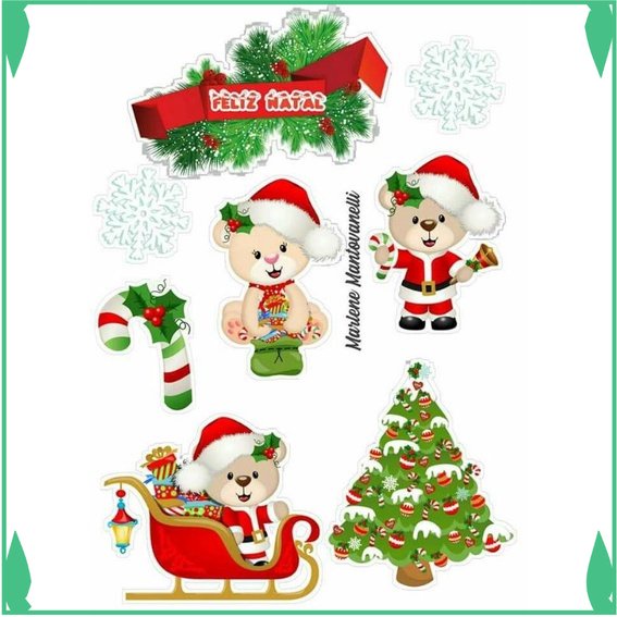 Jual Topper cake custom ucapan tema natal marry christmas ...