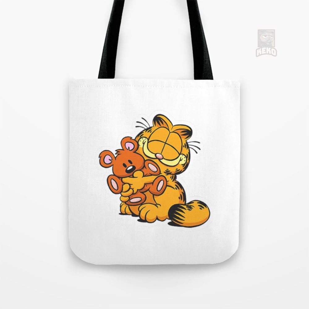 Jual Garfield and his friends Tote Bag Kanvas | Shopee Indonesia