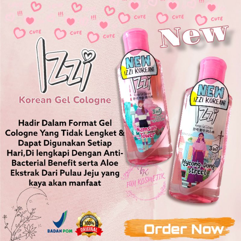 Jual IZZI Korean Gel Cologne 100ml | Shopee Indonesia