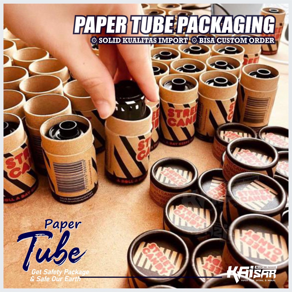 Jual CUSTOM PACKAGING TABUNG PAPER TUBE | Shopee Indonesia