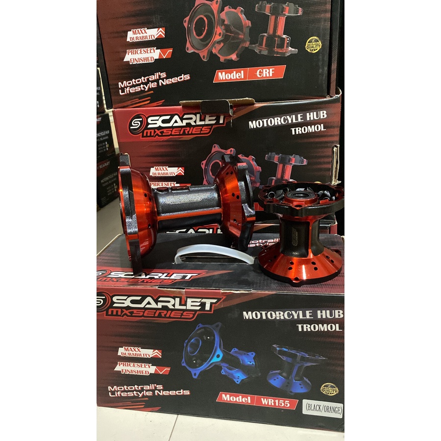 Jual Tromol Trombol Hub Trail Depan Belakang 2 Tone WR 155 36 Hole ...