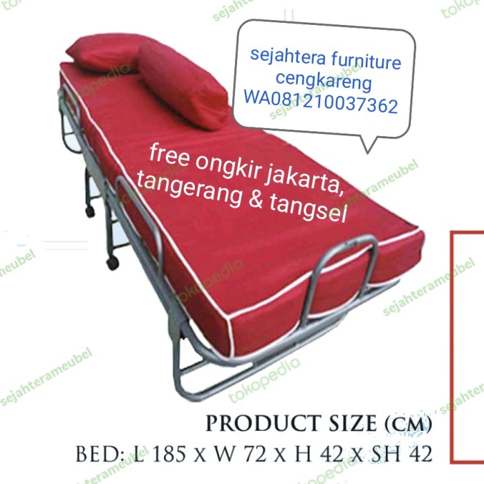 Jual Rangka Ranjang Lipat Folding Bed Kasur Lipat Foldingbed Ranjang ...