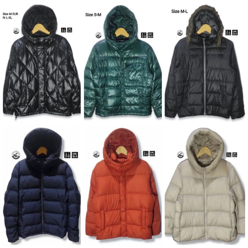 Jual UNIQLO Hooded Down Jacket Bulu angsa bulang unisex Pria wanita ...