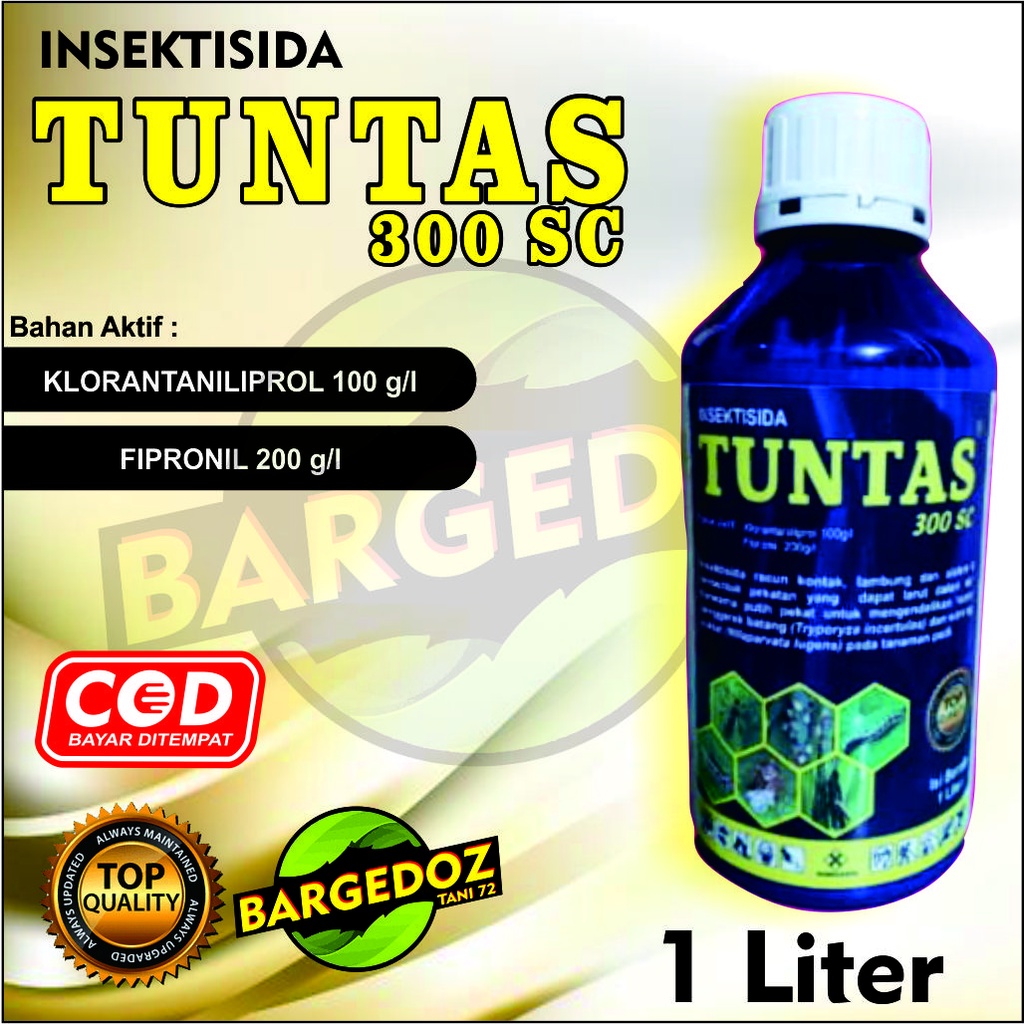 Jual INSEKTISIDA TUNTAS 300SC UKURAN 1LITER. DENGAN BAHAN AKTIF ...