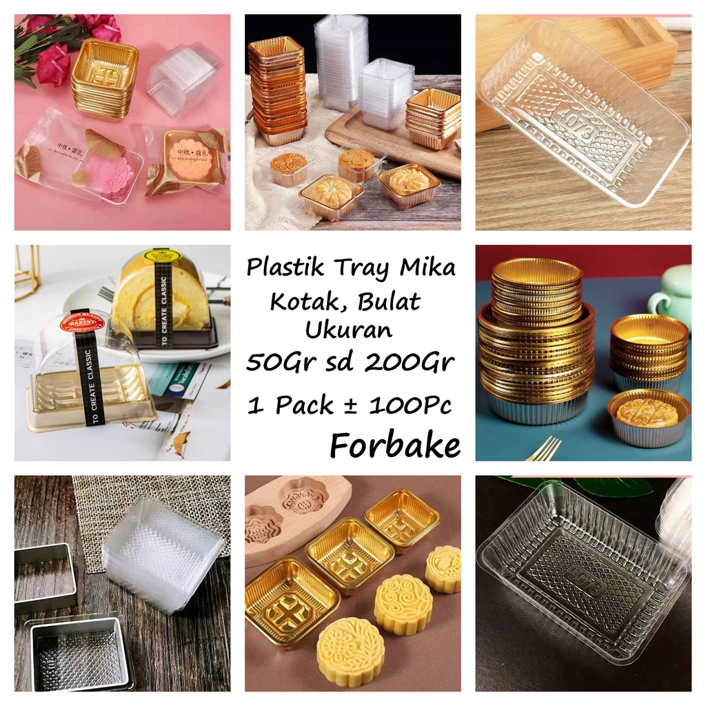 Jual Mika Tray Mooncake Plastik Tray Packaging kemasan Kue Bulan Nastar ...