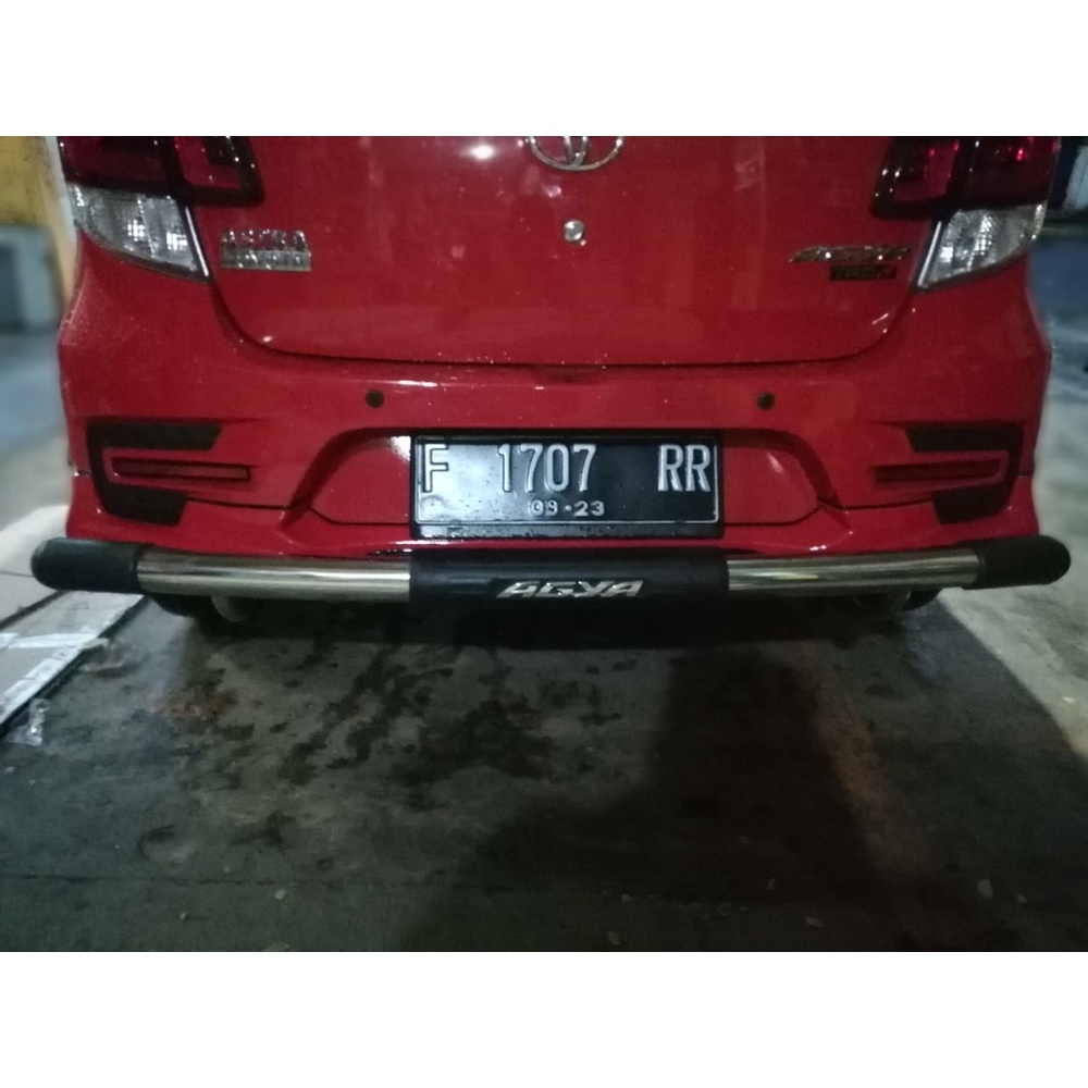 Jual APBA Tanduk Agya ayla towing belakang pengaman bemper besi ...