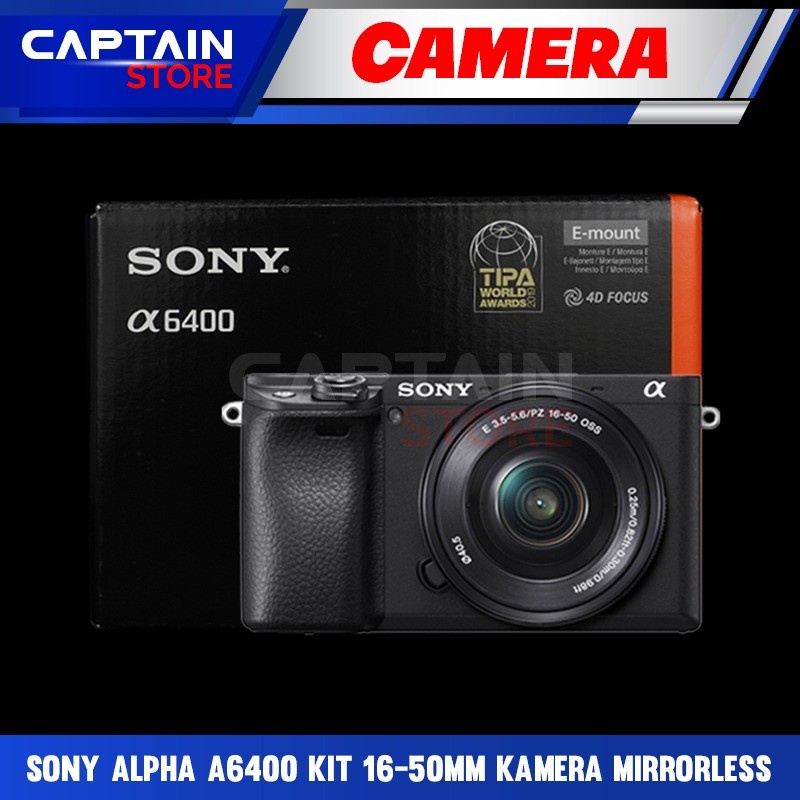 Jual Sony Alpha A6400 Kit 16-50mm Kamera Mirrorless | Shopee Indonesia