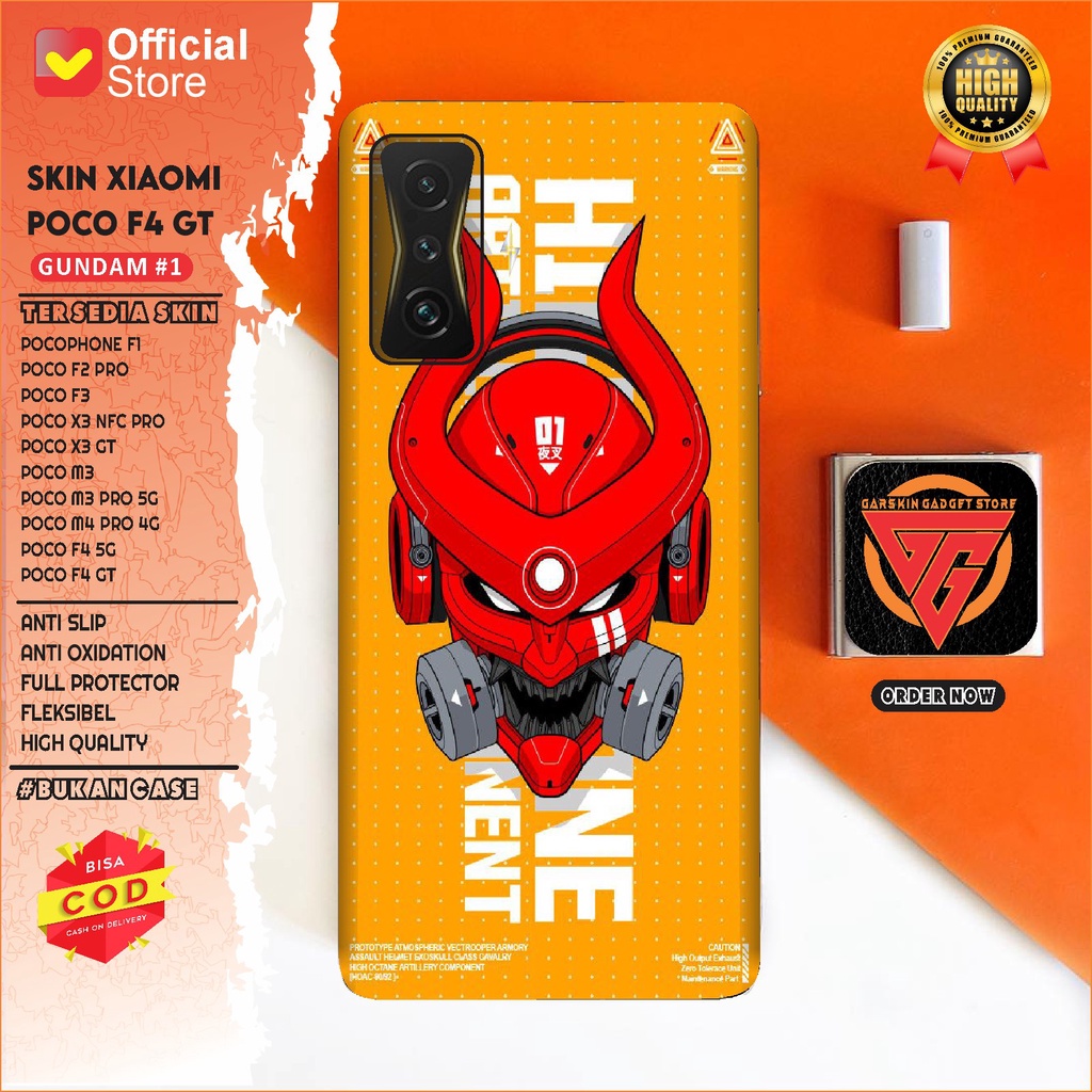Jual POCO F4 GT Skin Gadget Motif Gundam 02 | Shopee Indonesia