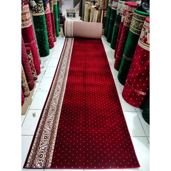 Jual Karpet Masjid Turki Tebal 16mm Musdalifah Meteran / Karpet Sajadah ...