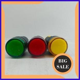 Jual tools pilot lamp lampu box panel merah hijau kuning 2774N23 ...