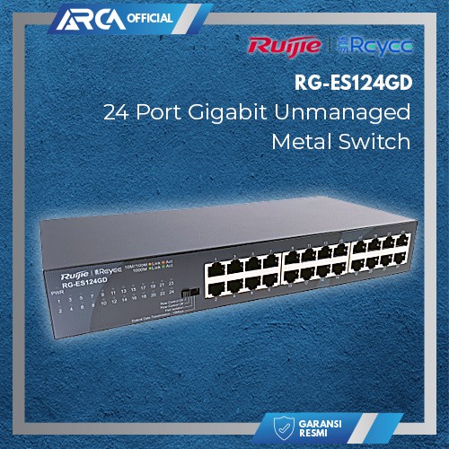Jual Produk Terbaru Ruijie Reyee Rg-Es124Gd 24 Port Gigabit Unmanaged ...
