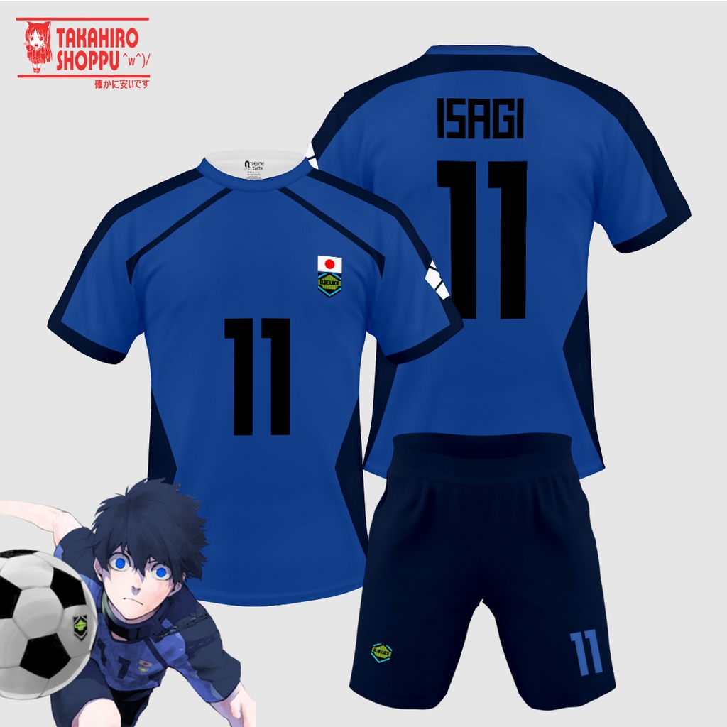 Jual Baju Kaos Jersey Full Print Anime BLUE LOCK / Baju Cosplay Blue ...
