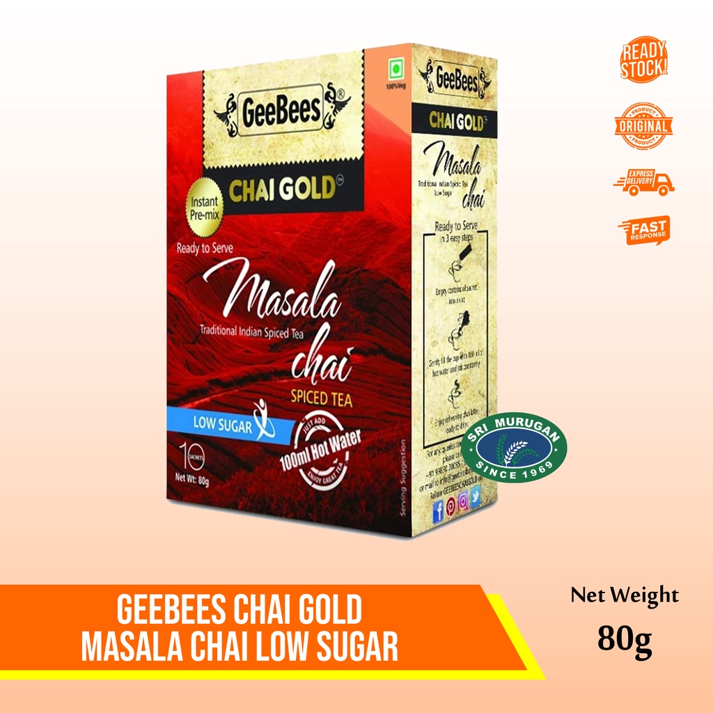 Jual GEE BEES CHAI GOLD MASALA CHAI 80 GM | Shopee Indonesia