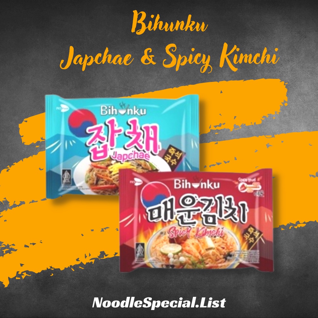 Jual Bihunku Korea Bihun Goreng Japchae Kimchi Kimci Pedas Spicy Korean ...