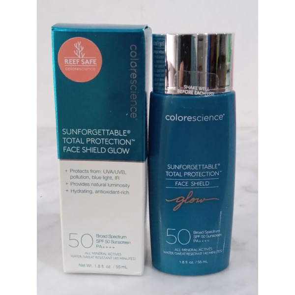 Jual Colorescience Sunforgettable Total Protection Face Shield Glow UVA ...